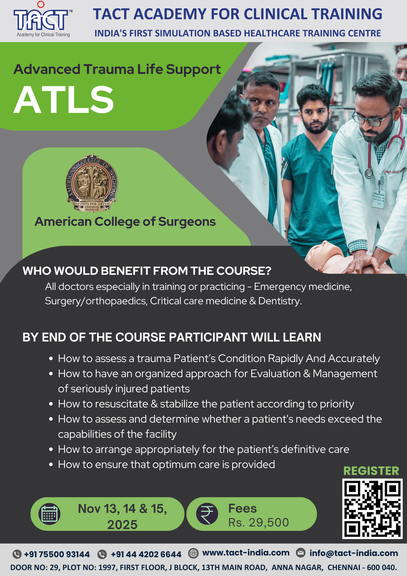 Health Care Training Center, Medical Simulation Training - tact-india.com